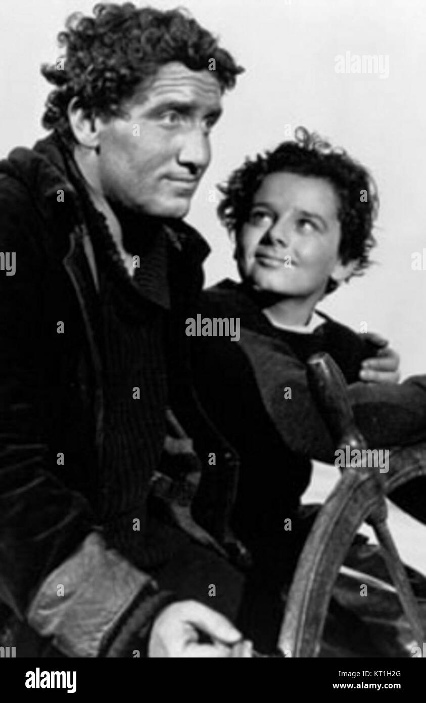 Captains courageous tracy and bartholomew Stock Photo - Alamy