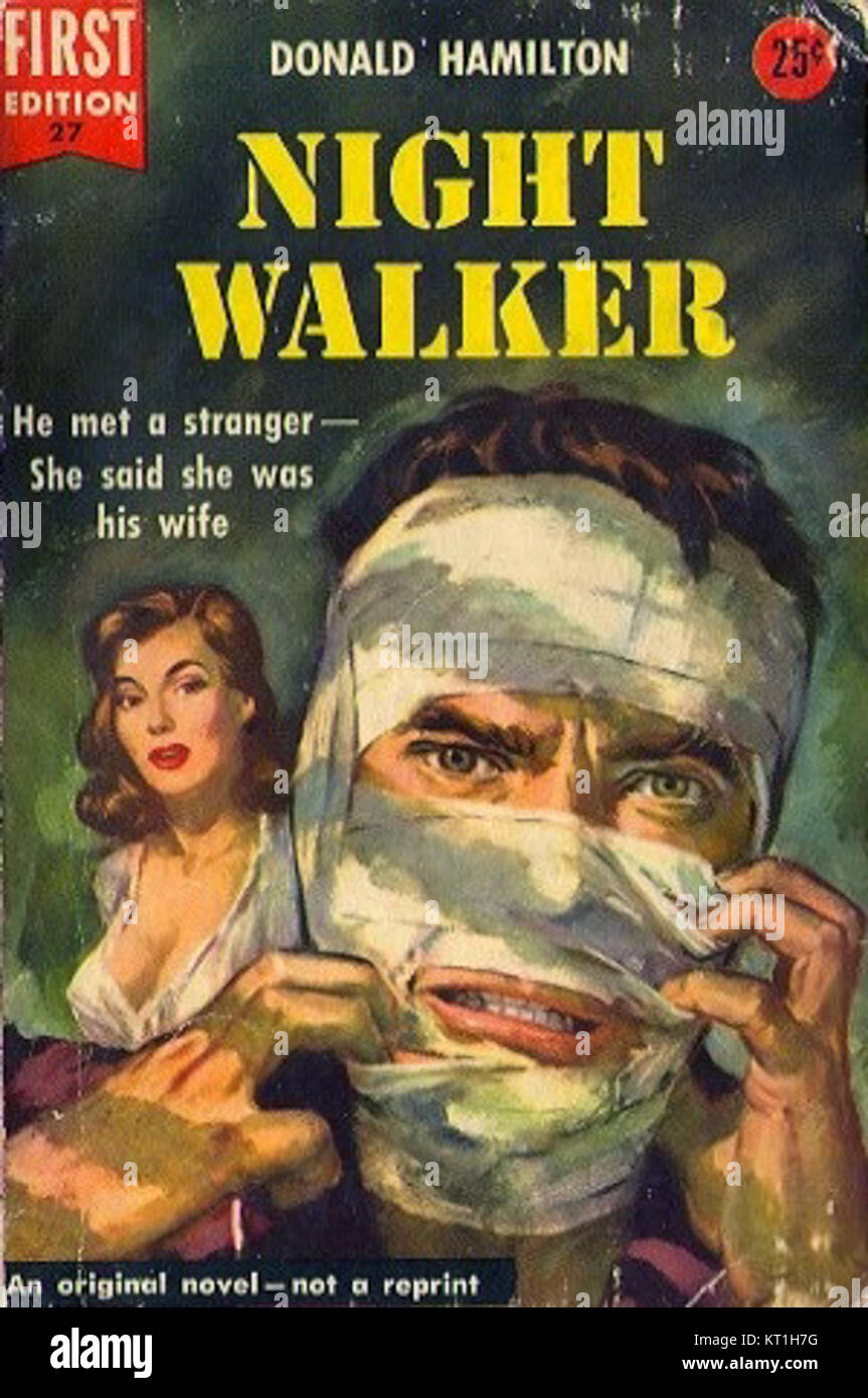 Carl Bobertz's illustration for *Night Walker* by Donald Hamilton ...