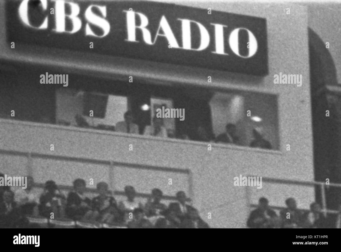 The CBS Radio booth at the 1964 Democratic National Convention (DNC ...