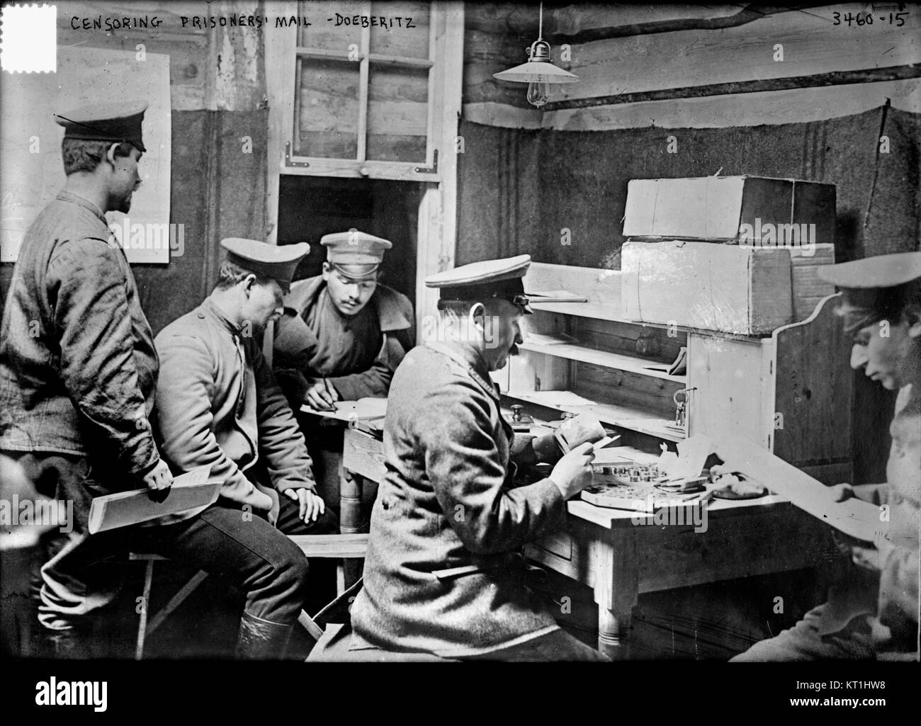 The practice of censoring prisoner mail in Doeberitz reflects a ...