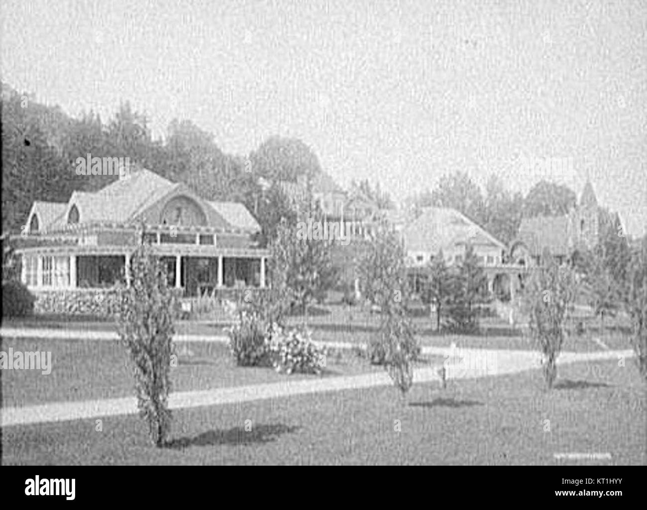 Chapel and cottages - Adirondack Cottage Sanitarium Stock Photo - Alamy Chapel and cottages - Adirondack Cottage Sanitarium Stock Photo - Alamy