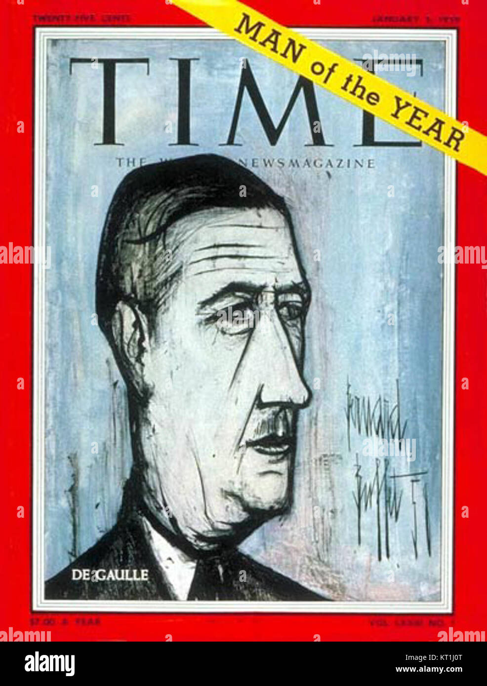 A photograph of Charles de Gaulle taken in 1959, a prominent French ...