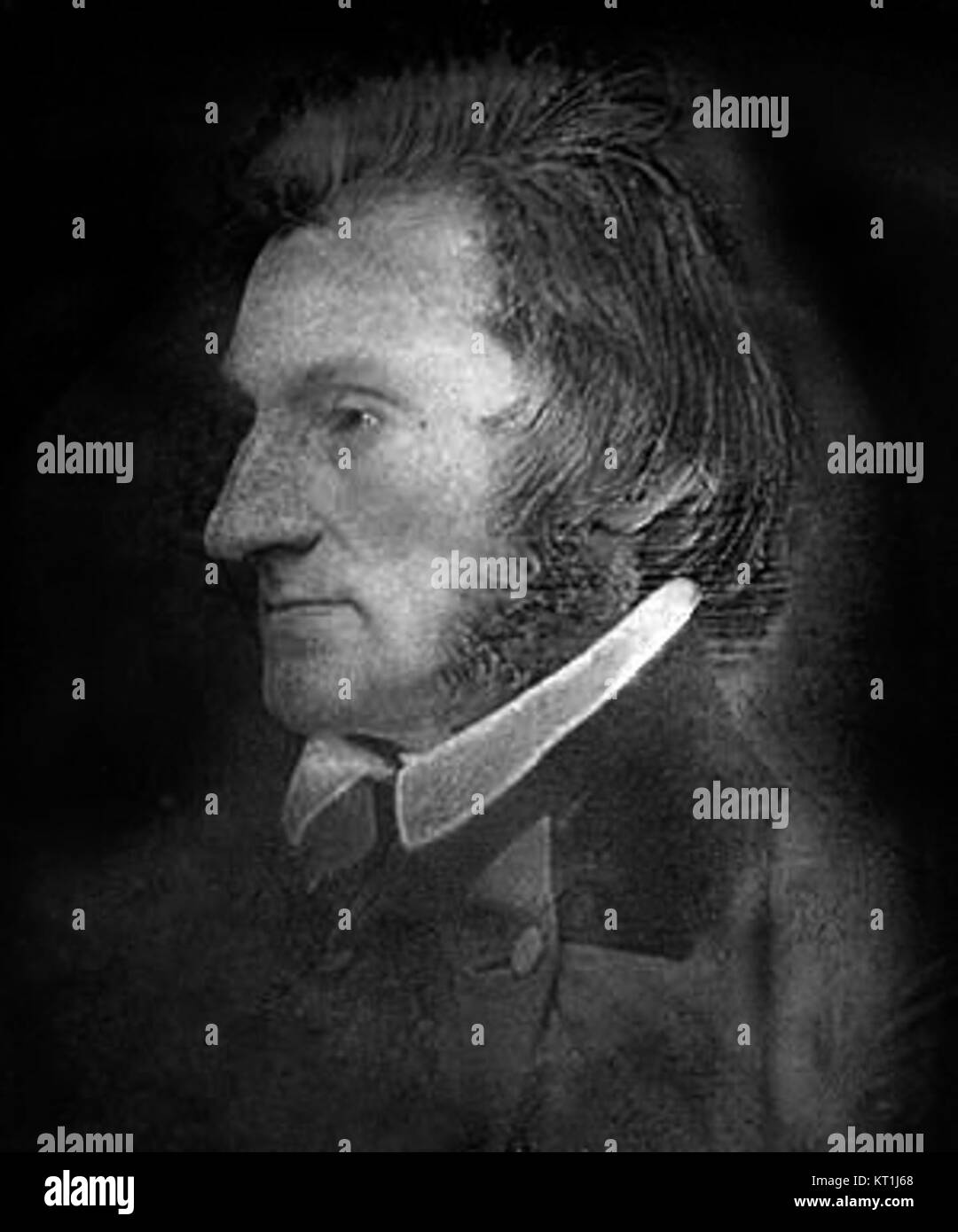 The daguerreotype portrait of Charles Ellet Jr. captures a historical ...