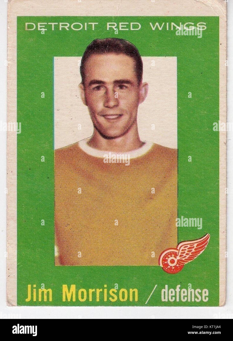 1959 Topps Jim Morrison Stock Photo - Alamy