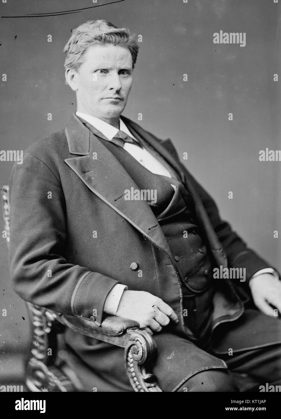 Charles W. Jones, photographed by Brady-Handy, was a prominent figure ...
