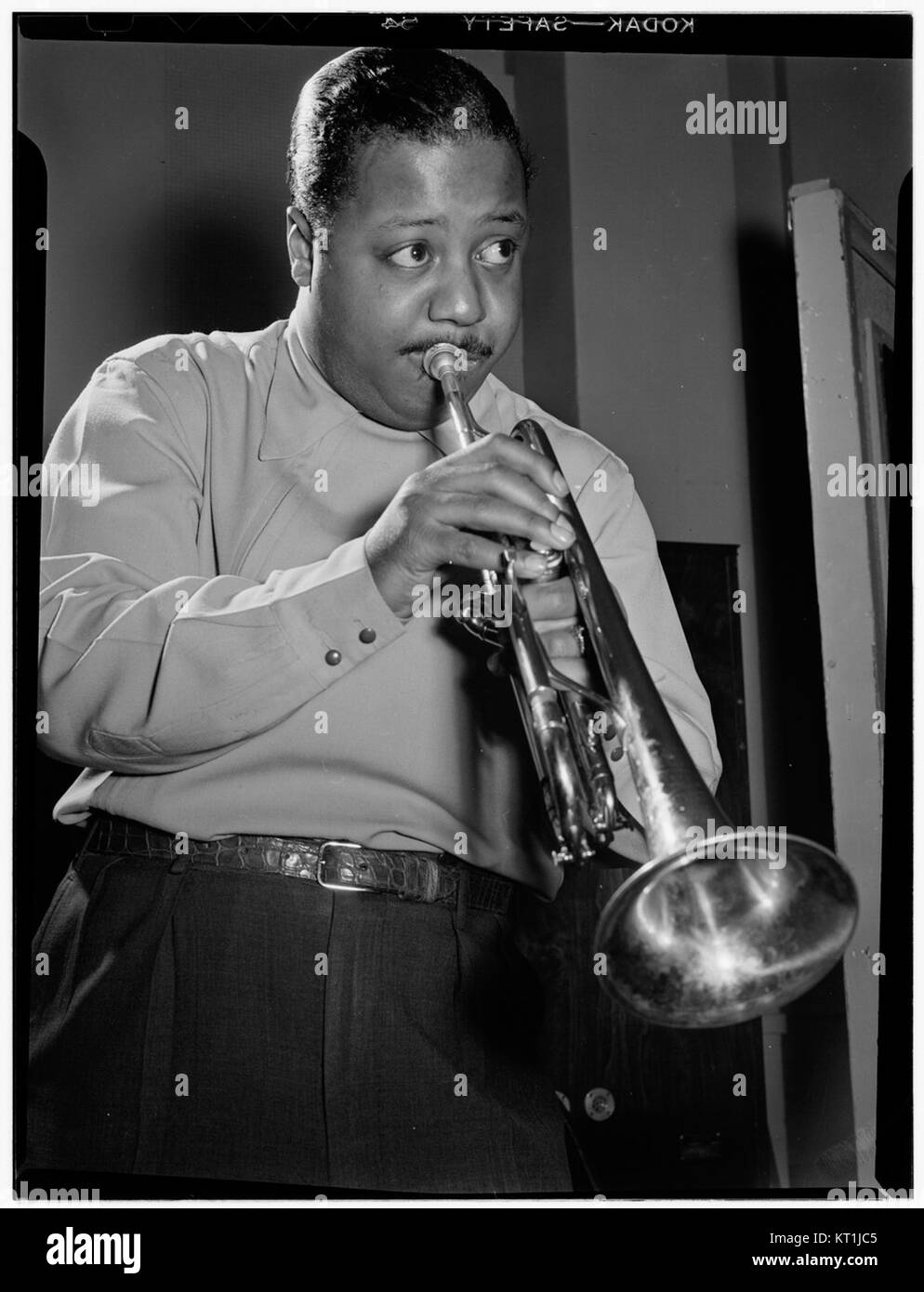 This portrait of Charlie Shavers, taken in May 1947 at National Studio ...