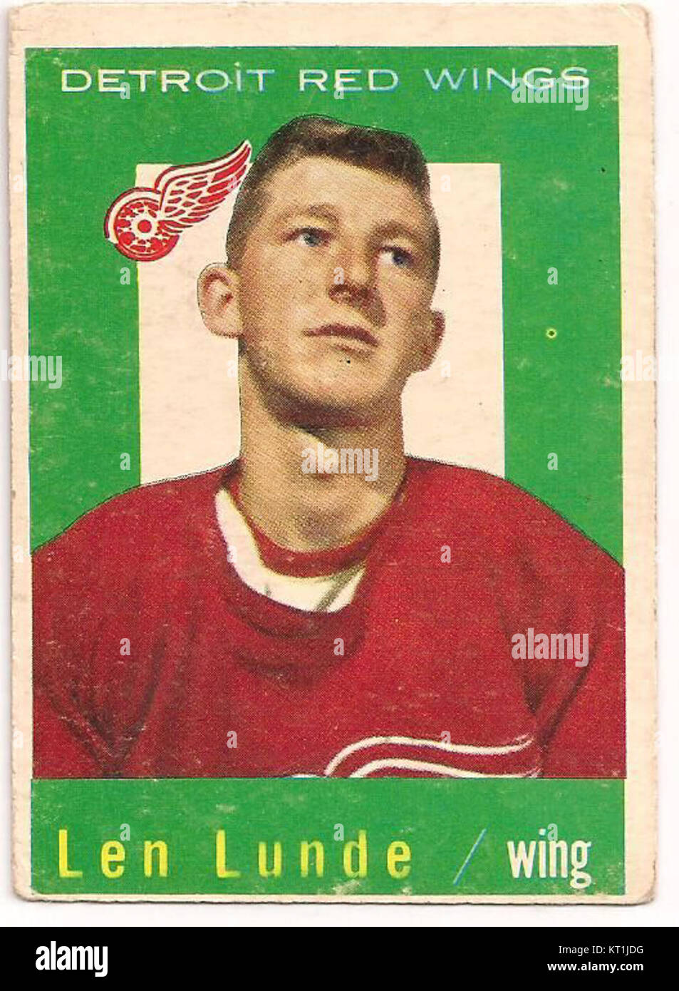 This 1959 Topps trading card features Len Lunde, a former professional ...