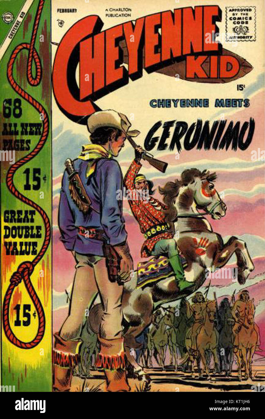 Cheyenne Kid No. 11, a comic book published in 1958 by Charlton ...