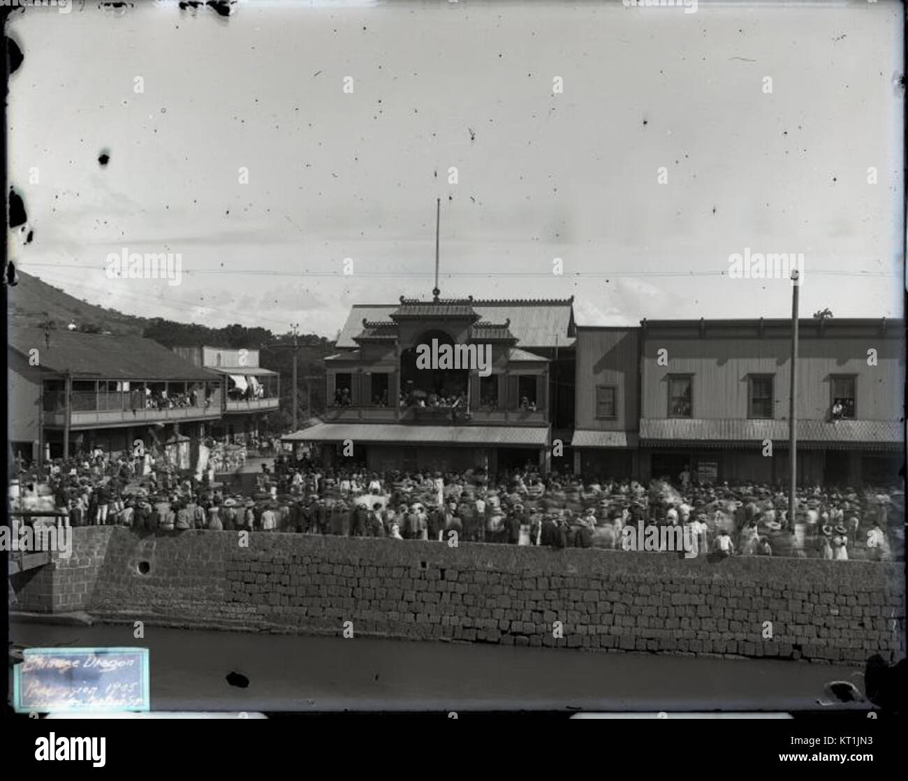 This photograph from 1905 captures a Chinese Dragon procession in ...