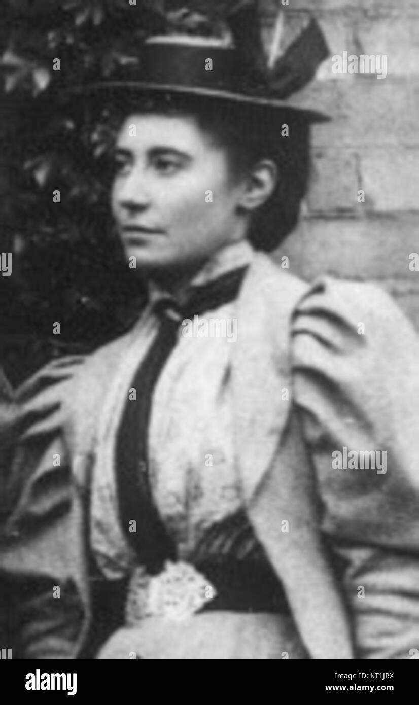 Christine Burrows 1894 Stock Photo - Alamy