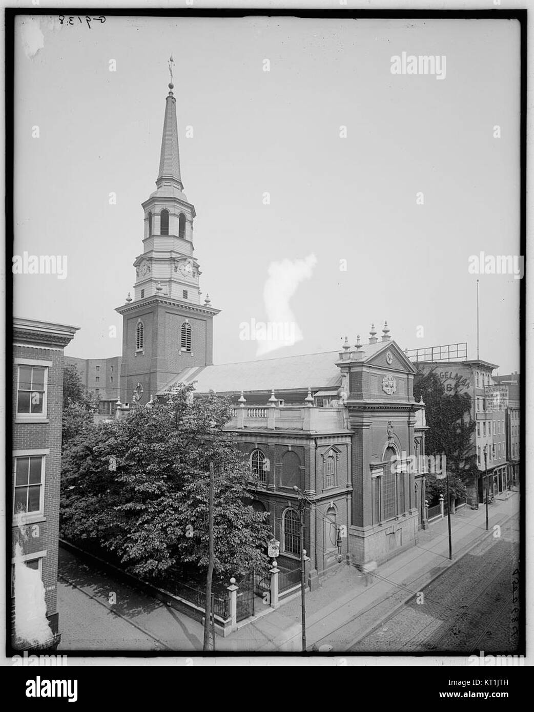 Christ Church in Philadelphia, photographed in 1915, is one of the city ...
