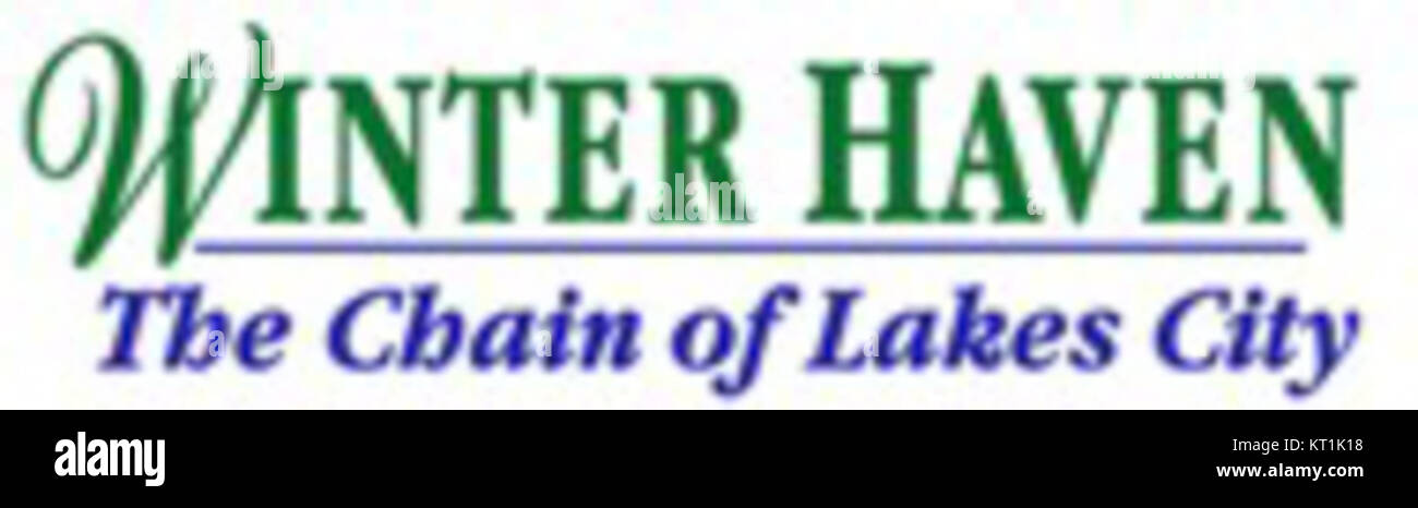 The City of Winter Haven stylized logo represents the city of Winter ...