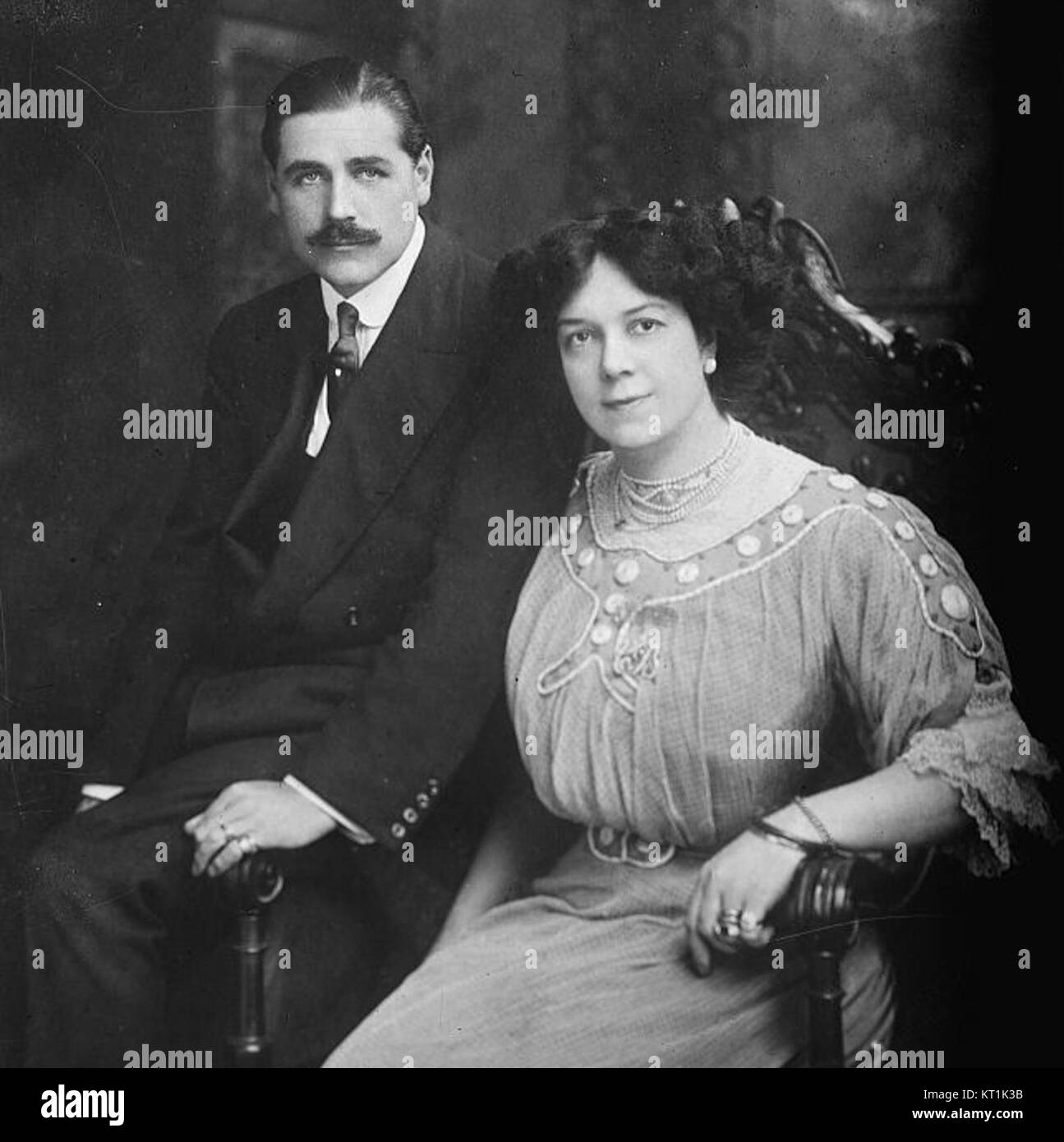 This photograph captures Clara Butt, an English contralto, and Kenerly ...