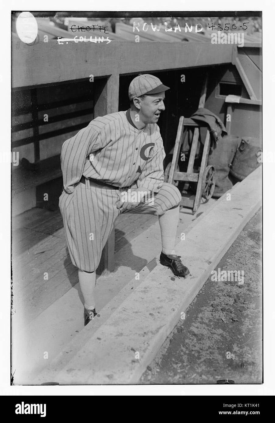 Clarence 'Pants' Rowland was a manager of the Chicago American League ...