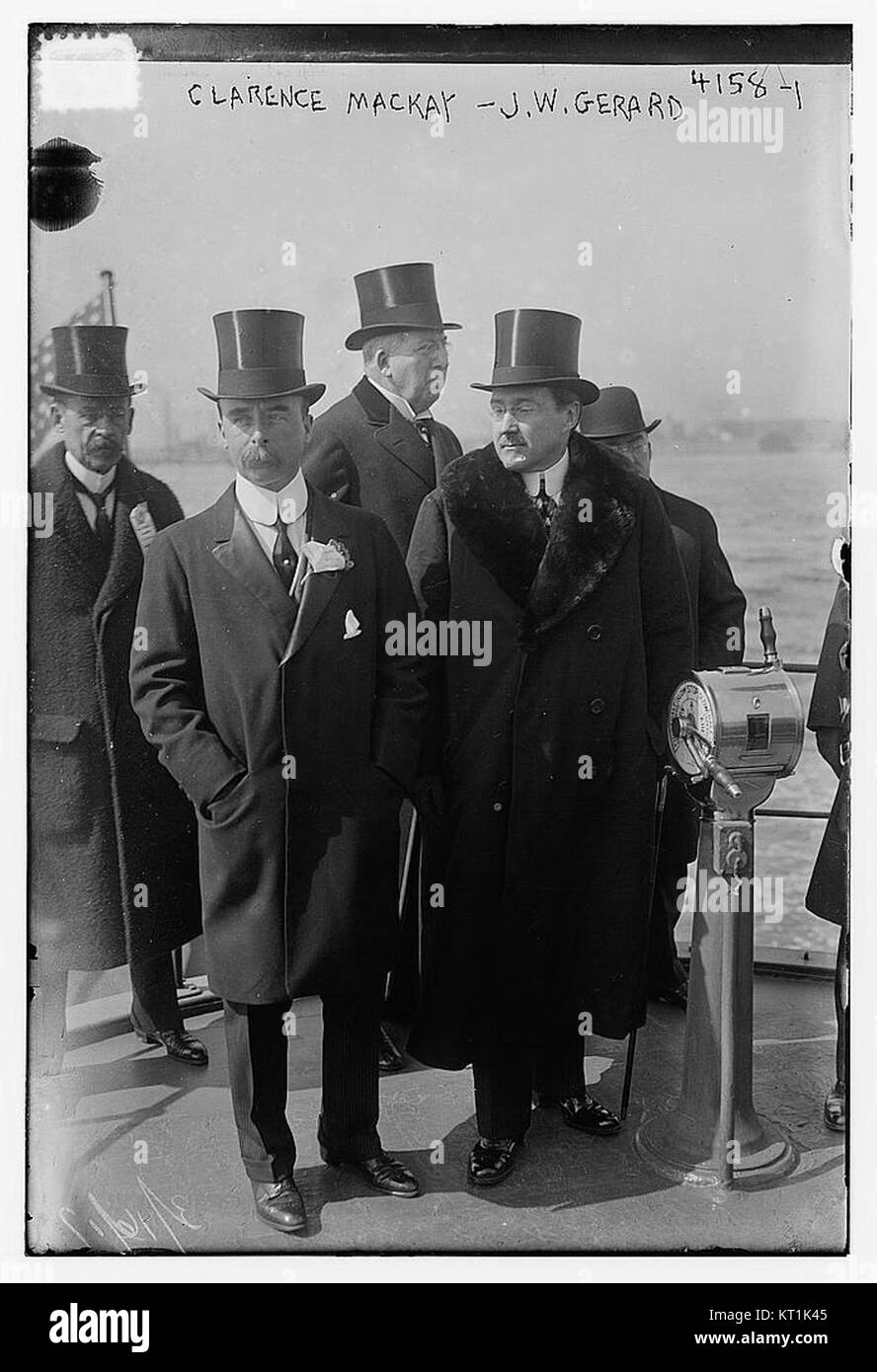 Clarence Mackay was an American businessman, and J.W. Gerard was a ...