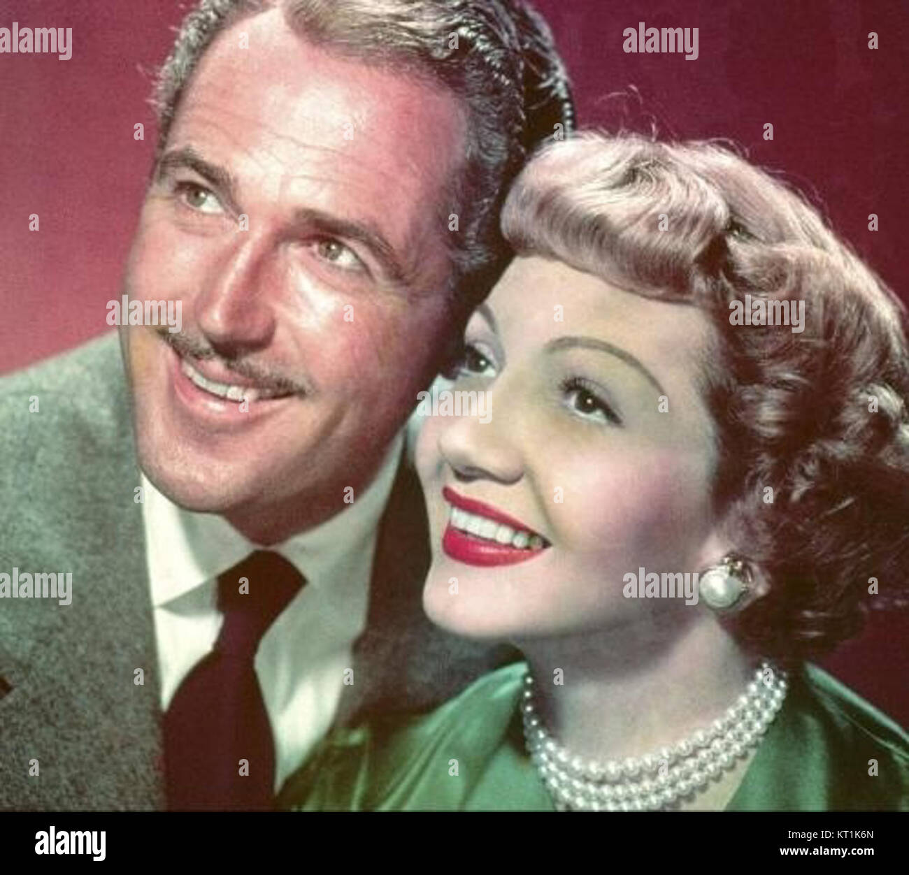 Claudette Colbert-Patric Knowles in Three Came Home Stock Photo - Alamy