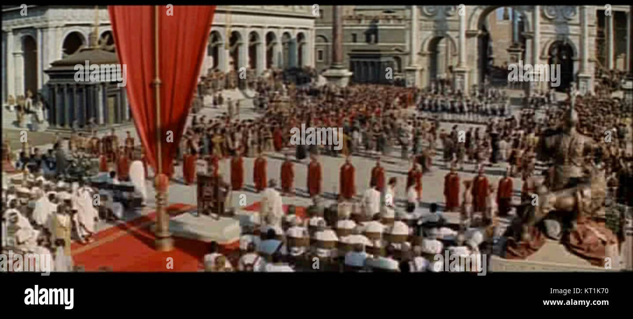 This screenshot is taken from the 1963 trailer of the film Cleopatra ...