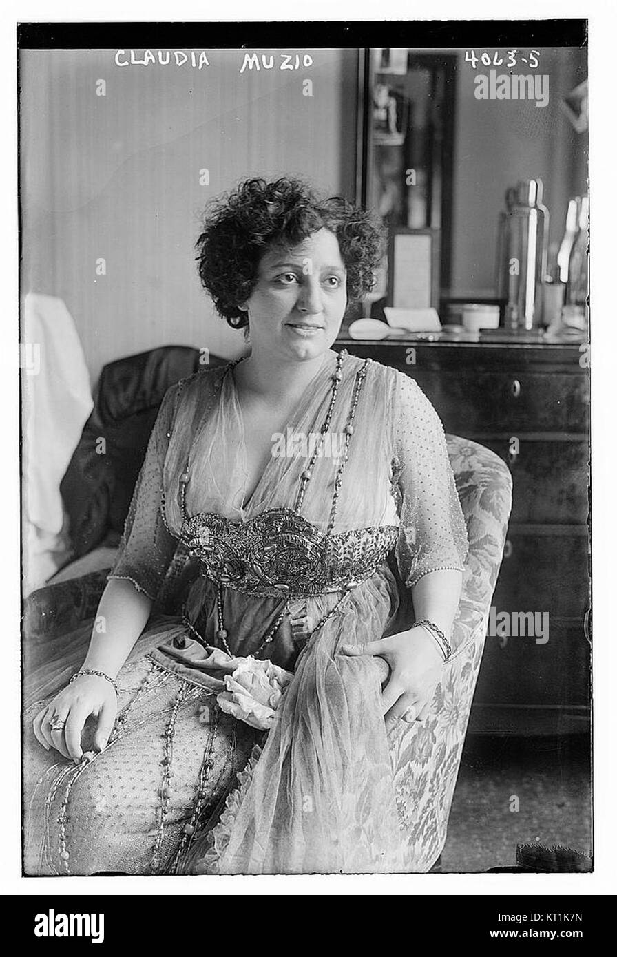 Claudia Muzio, likely a figure in music or the arts, is known for her ...