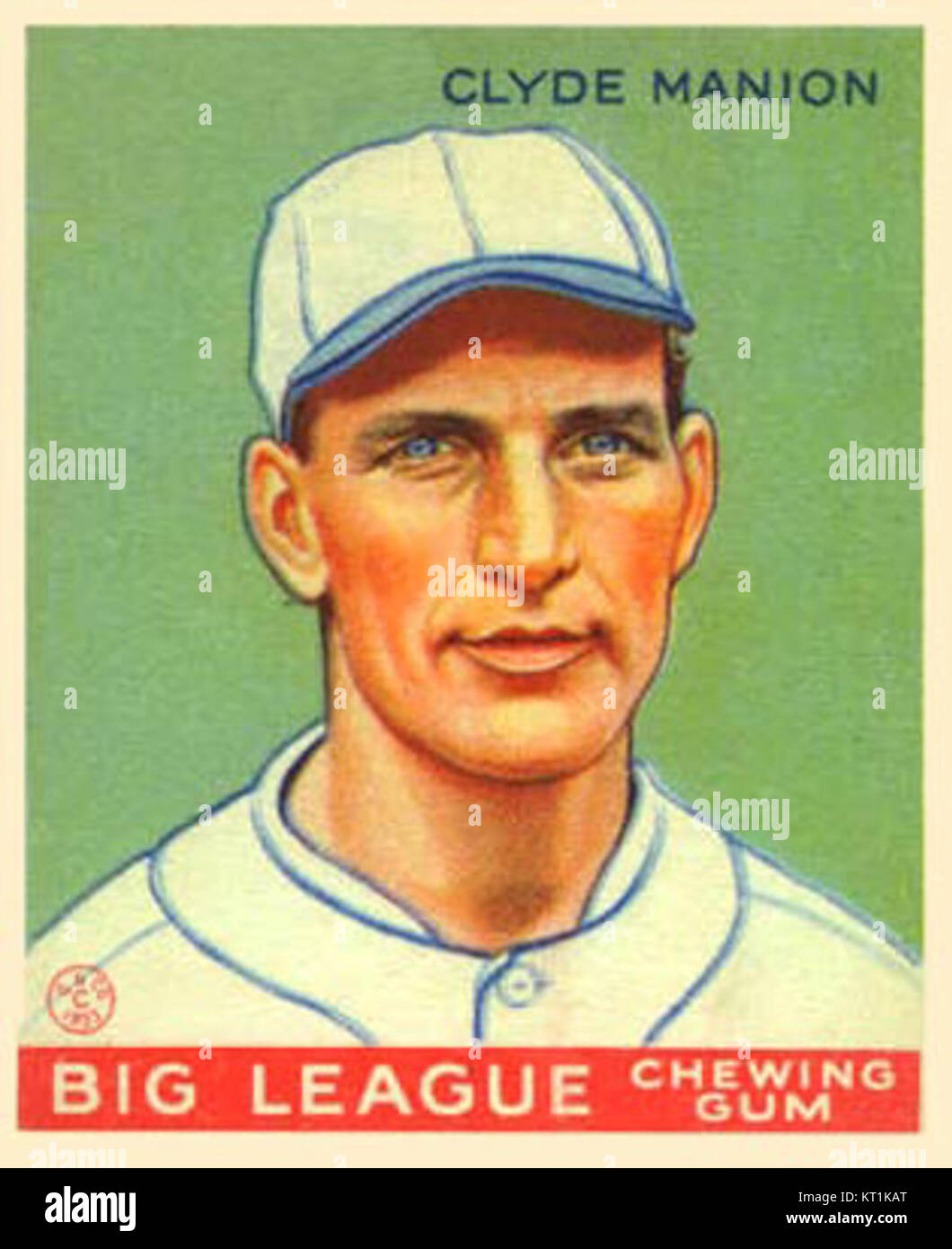 The Clyde Manion Goudey card is a collectible trading card, part of a ...