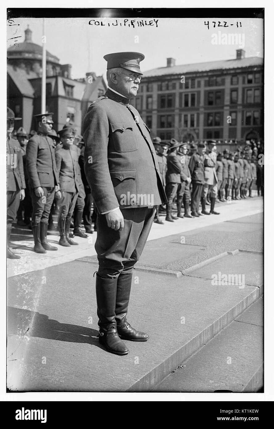 This image features Col. J.P. Finley, likely a military officer, with ...