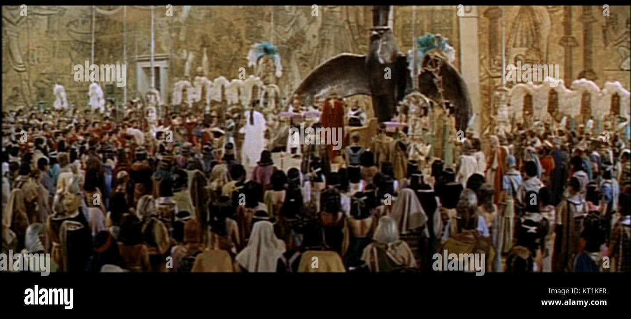 This 1963 screenshot from the Cleopatra movie trailer captures a ...