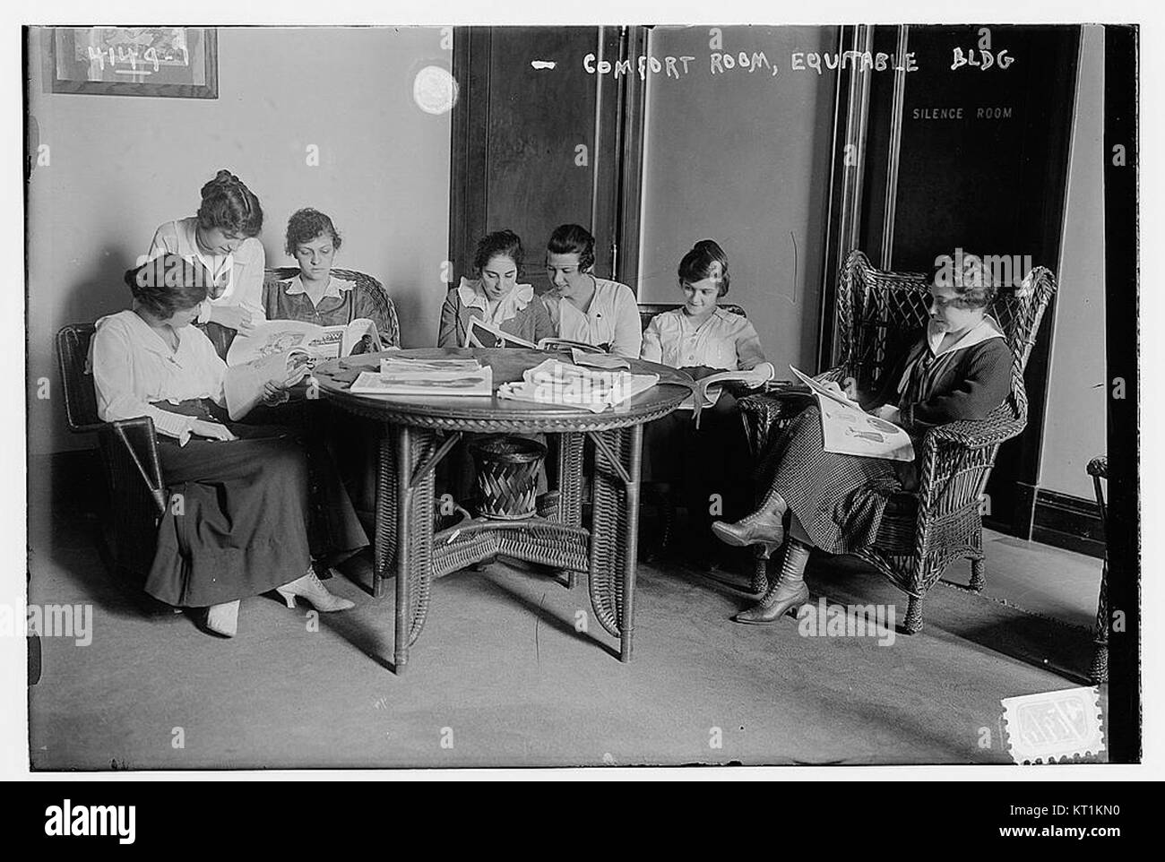 This image shows the comfort room located in the Equitable Building ...