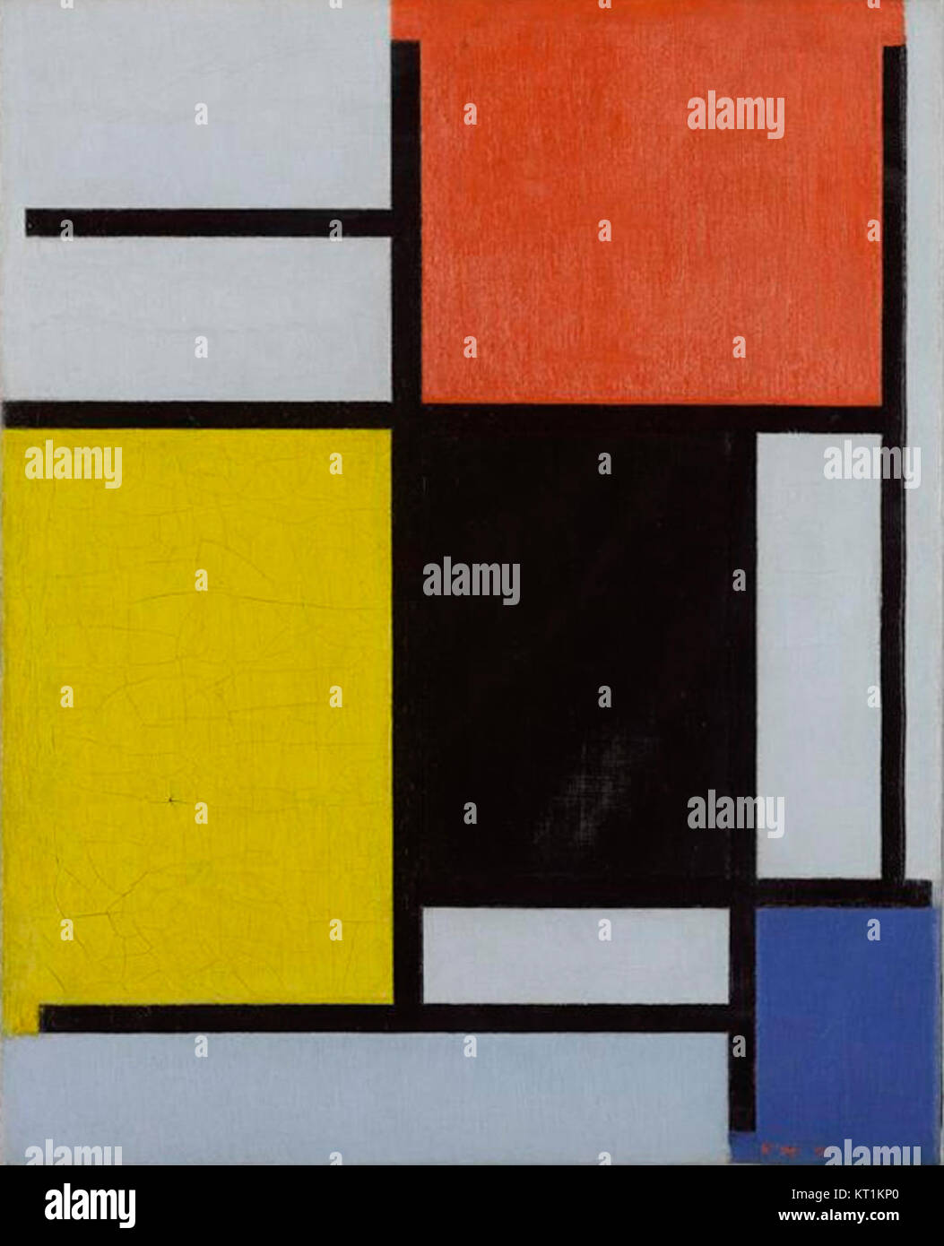 'Composition with Red, Yellow, Black, Blue, and Grey' by Piet Mondrian ...