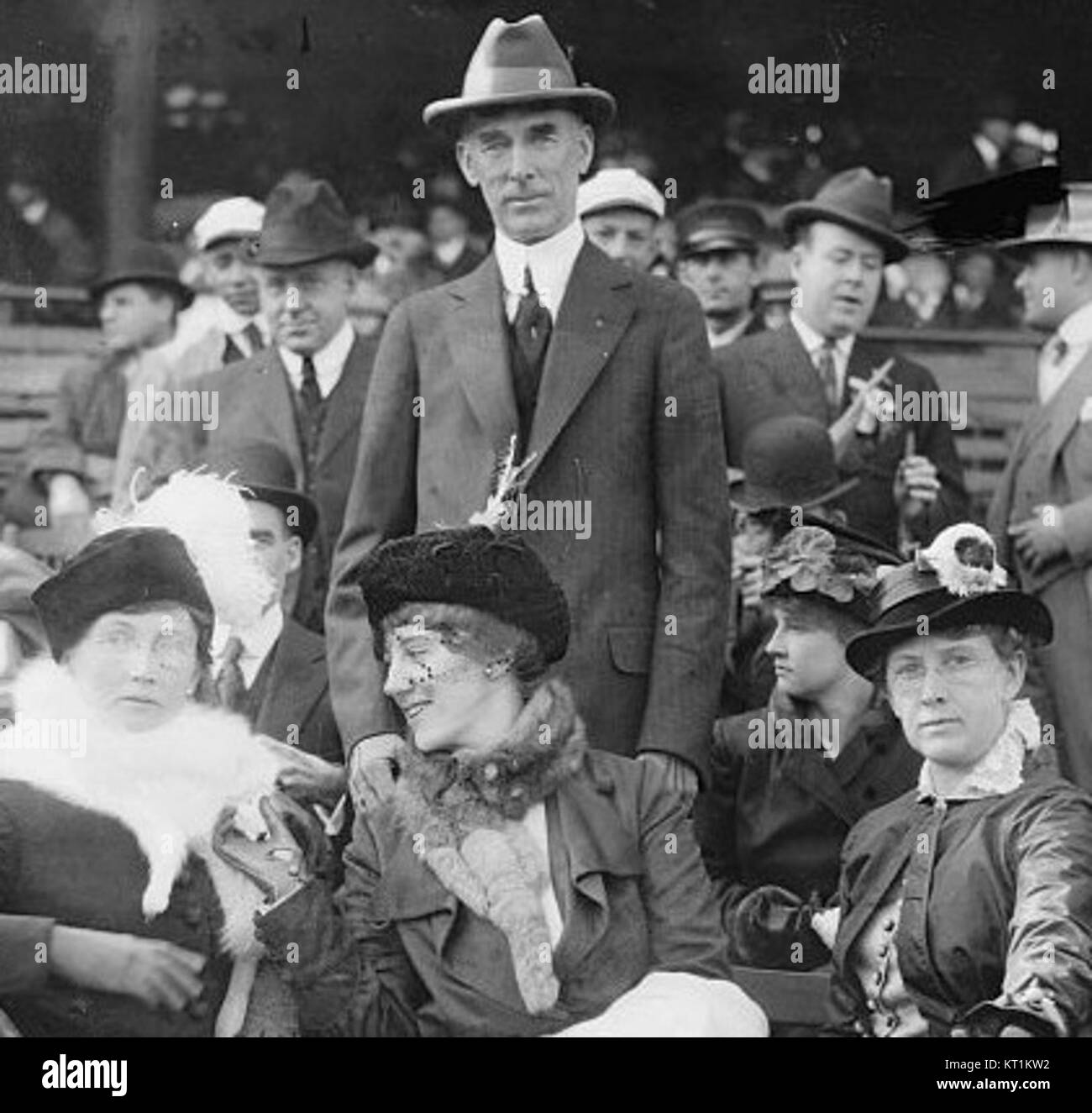 Connie Mack and Women from 1916 refers to a historical photograph or ...