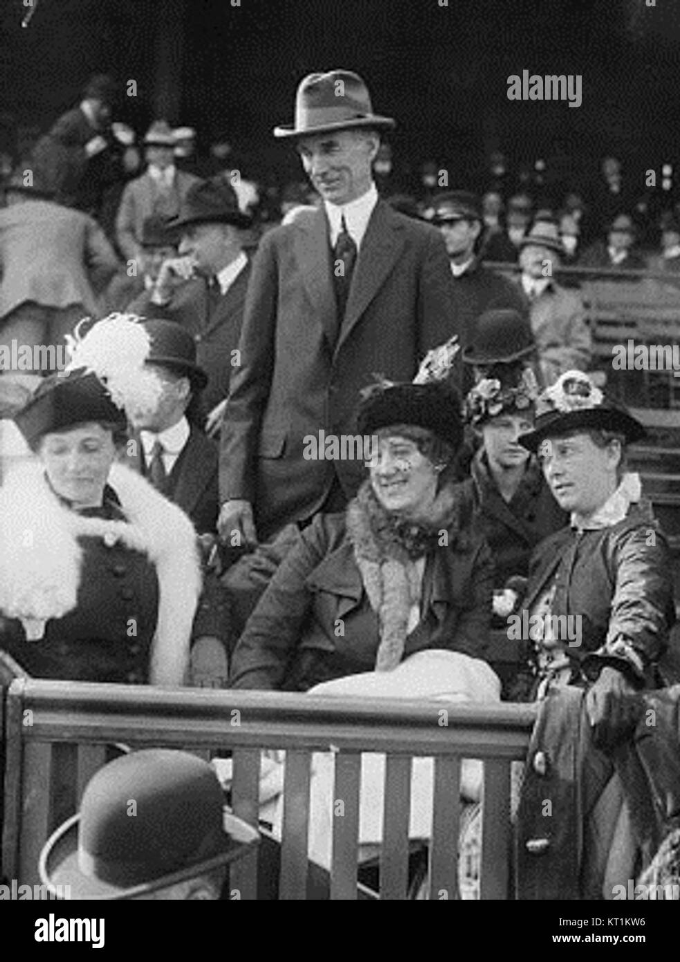 This photograph from 1915 captures the famous baseball manager Connie ...