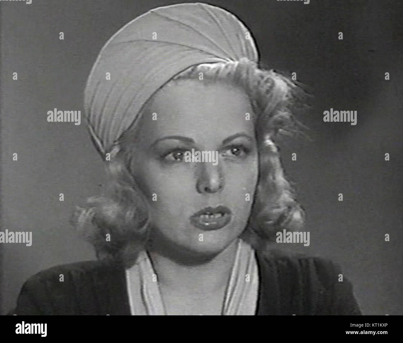 A portrait of actress Constance Worth from 1938, reflecting her career ...