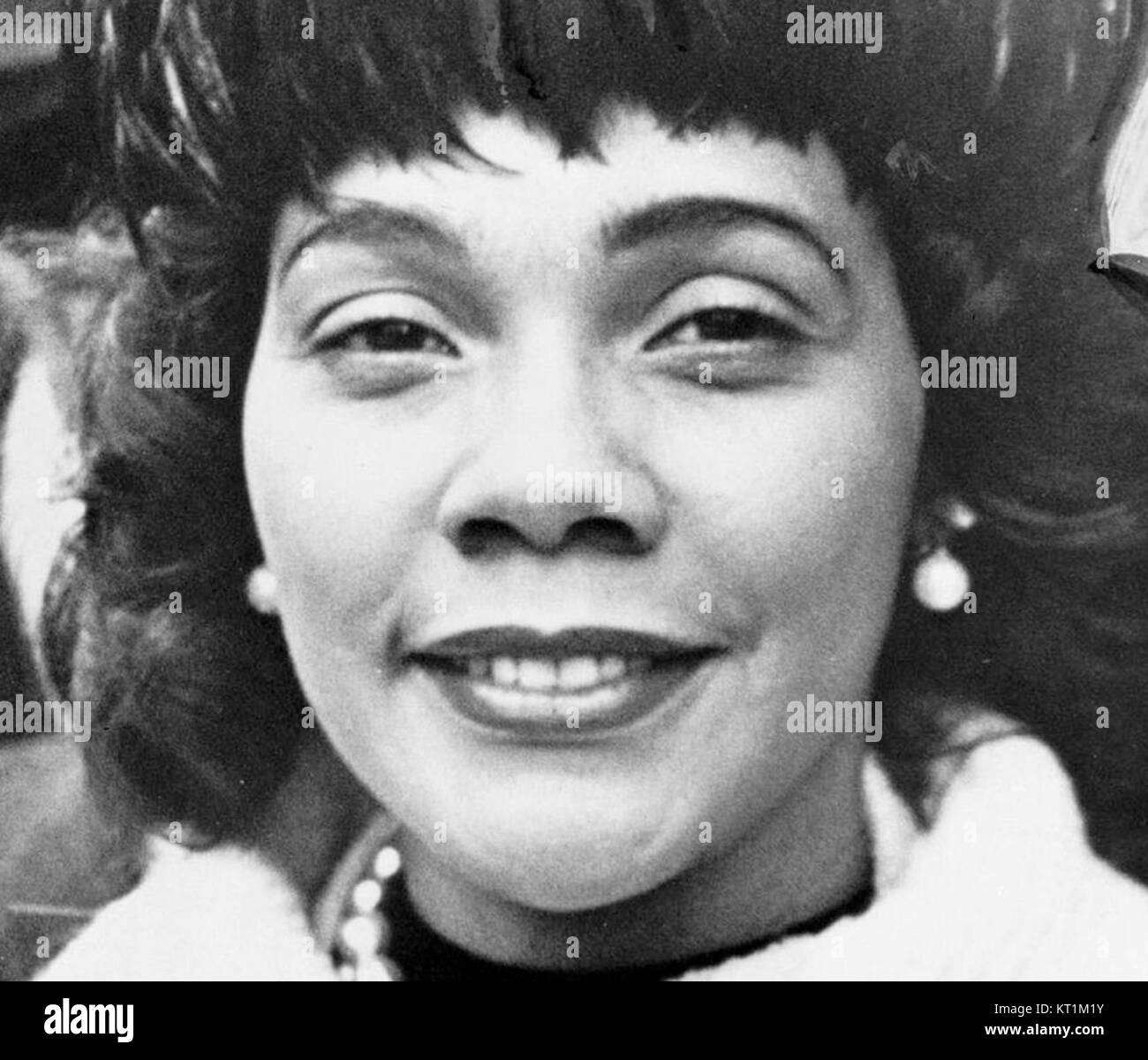 Coretta Scott King, shown in 1964, was a prominent civil rights leader ...