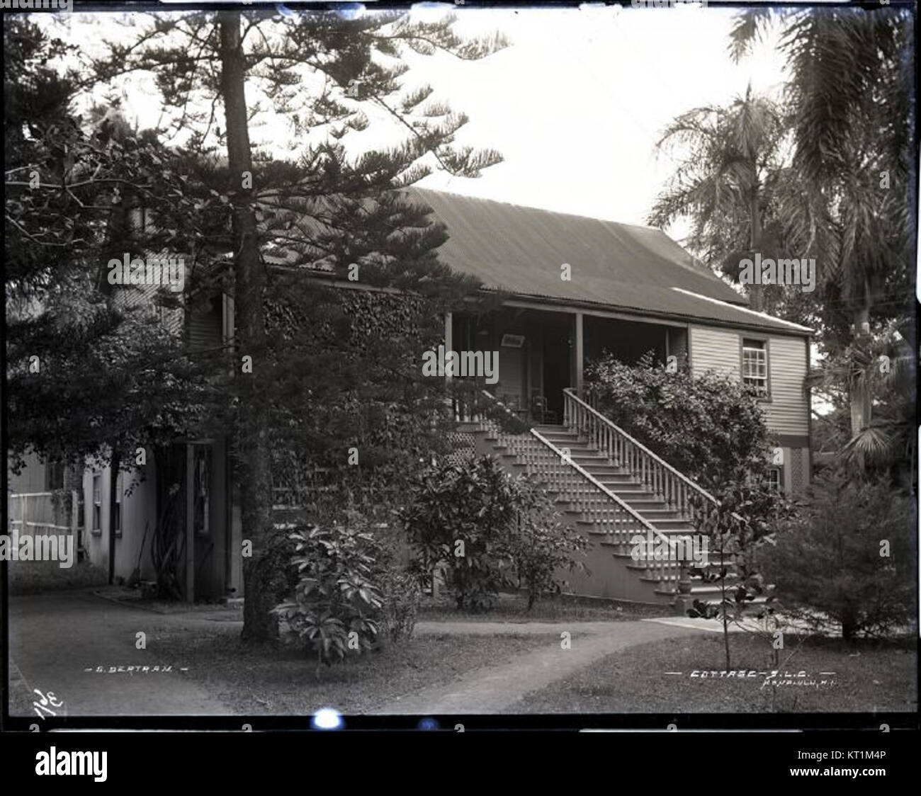 The photograph of Cottage Saint Louis College taken by Brother Bertram ...