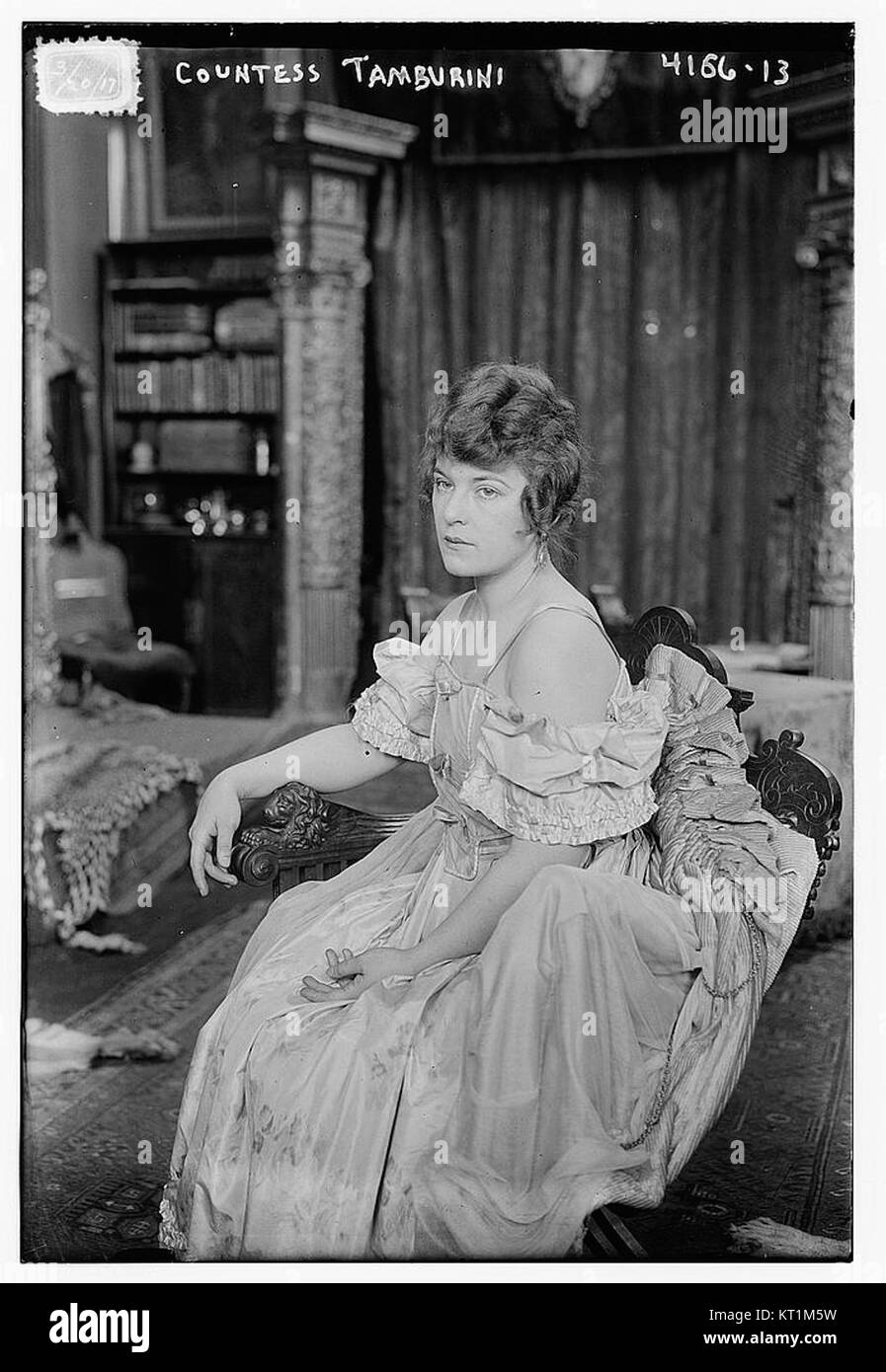 The image portrays Countess Tamburini, a figure likely from European ...