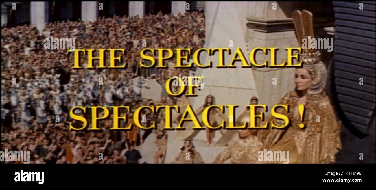 This screenshot from the 1963 film *Cleopatra*, directed by Joseph L ...