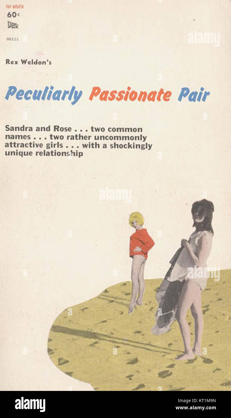 The cover of 'Peculiarly Passionate Pair' by Rex Weldon from 1963 ...