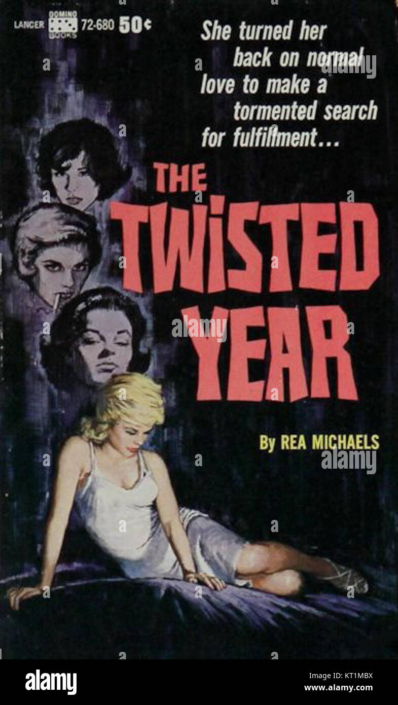 The cover of 'The Twisted Year' by Rea Michaels, published by Lancer ...