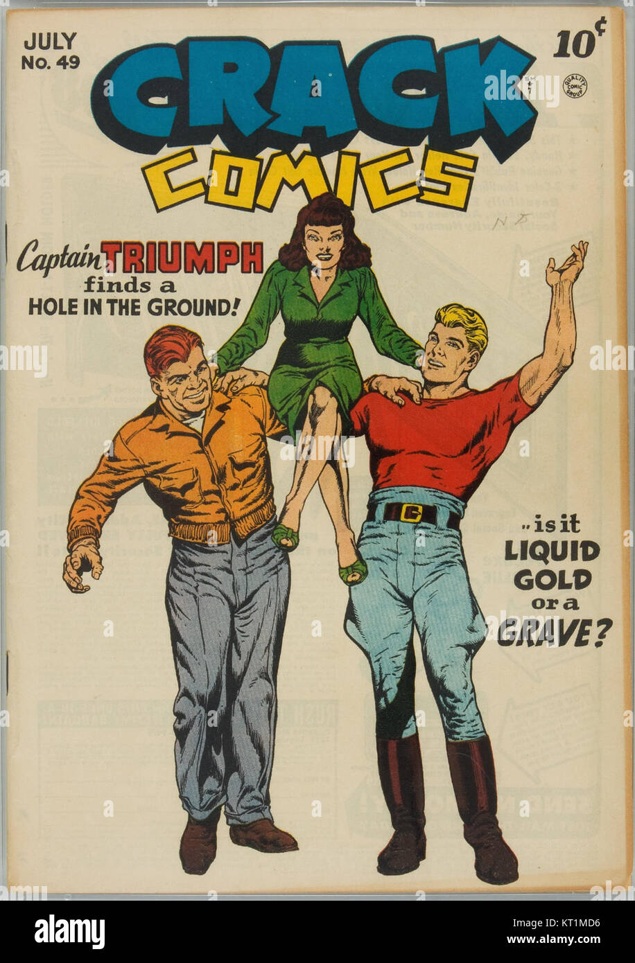 Crack Comics #49, released in 1948, featured a diverse range of stories ...