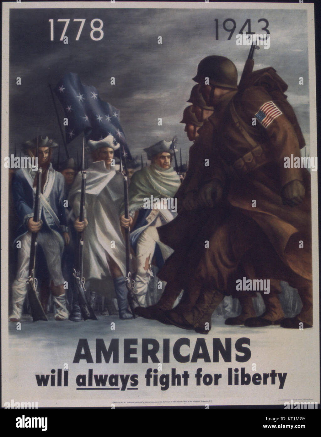 This phrase is a statement reflecting the American ideal of fighting ...