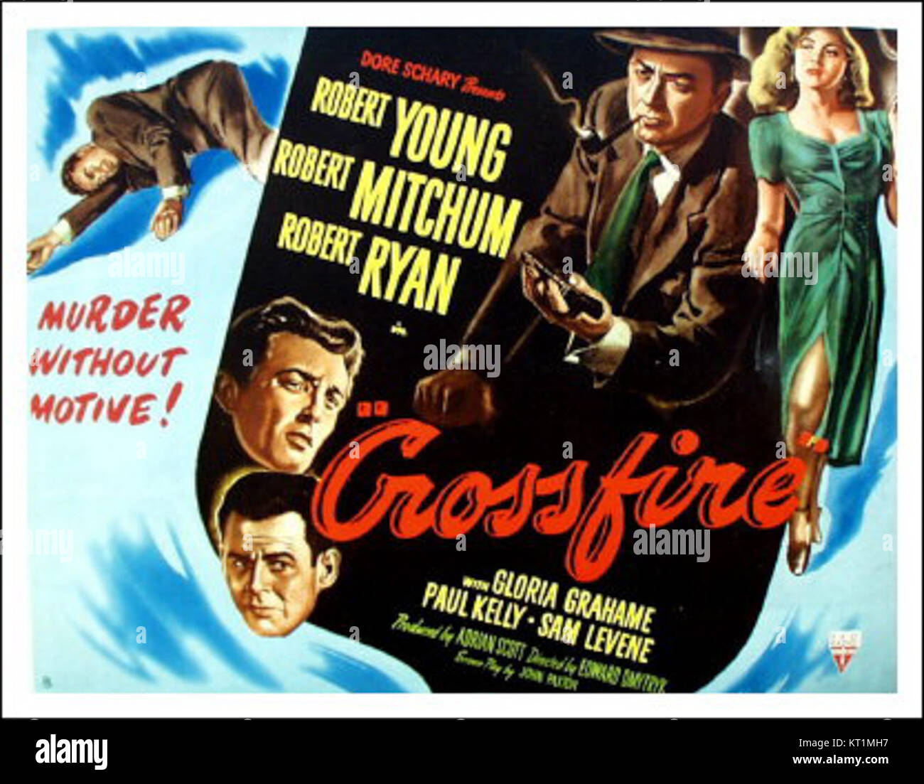 Crossfire is a 1947 film noir, known for its dramatic cinematography and intense suspense ...