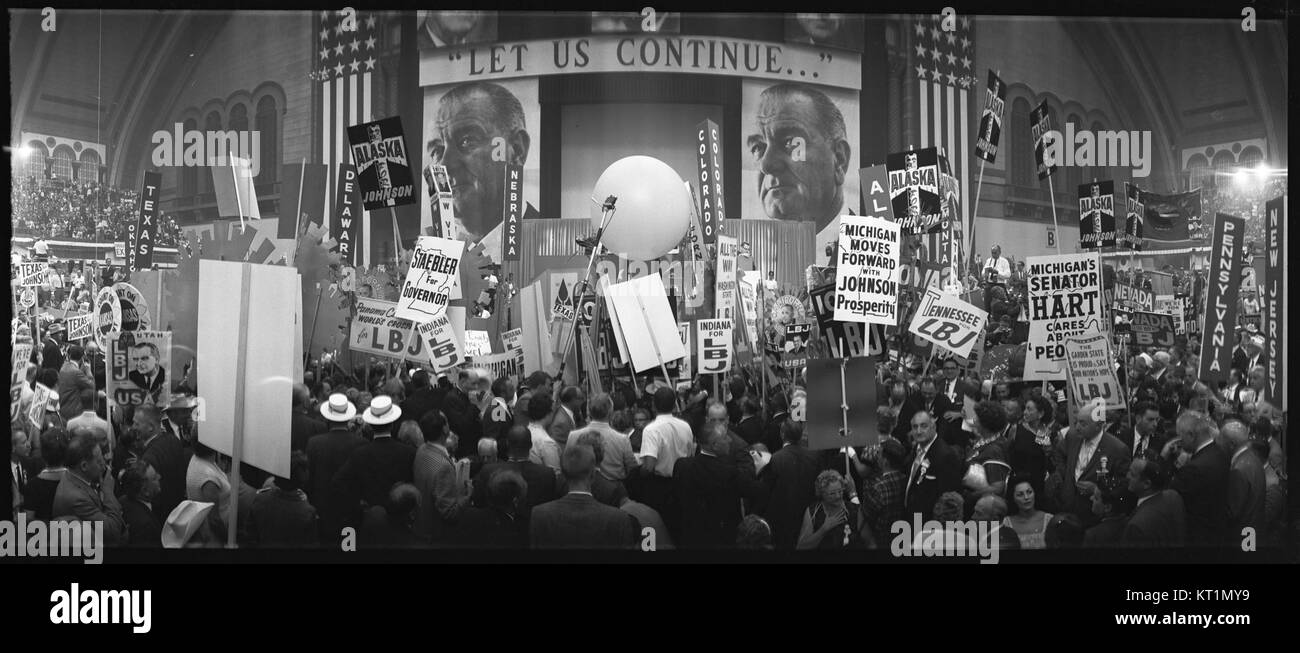 The 1964 Democratic National Convention (DNC), a pivotal political ...