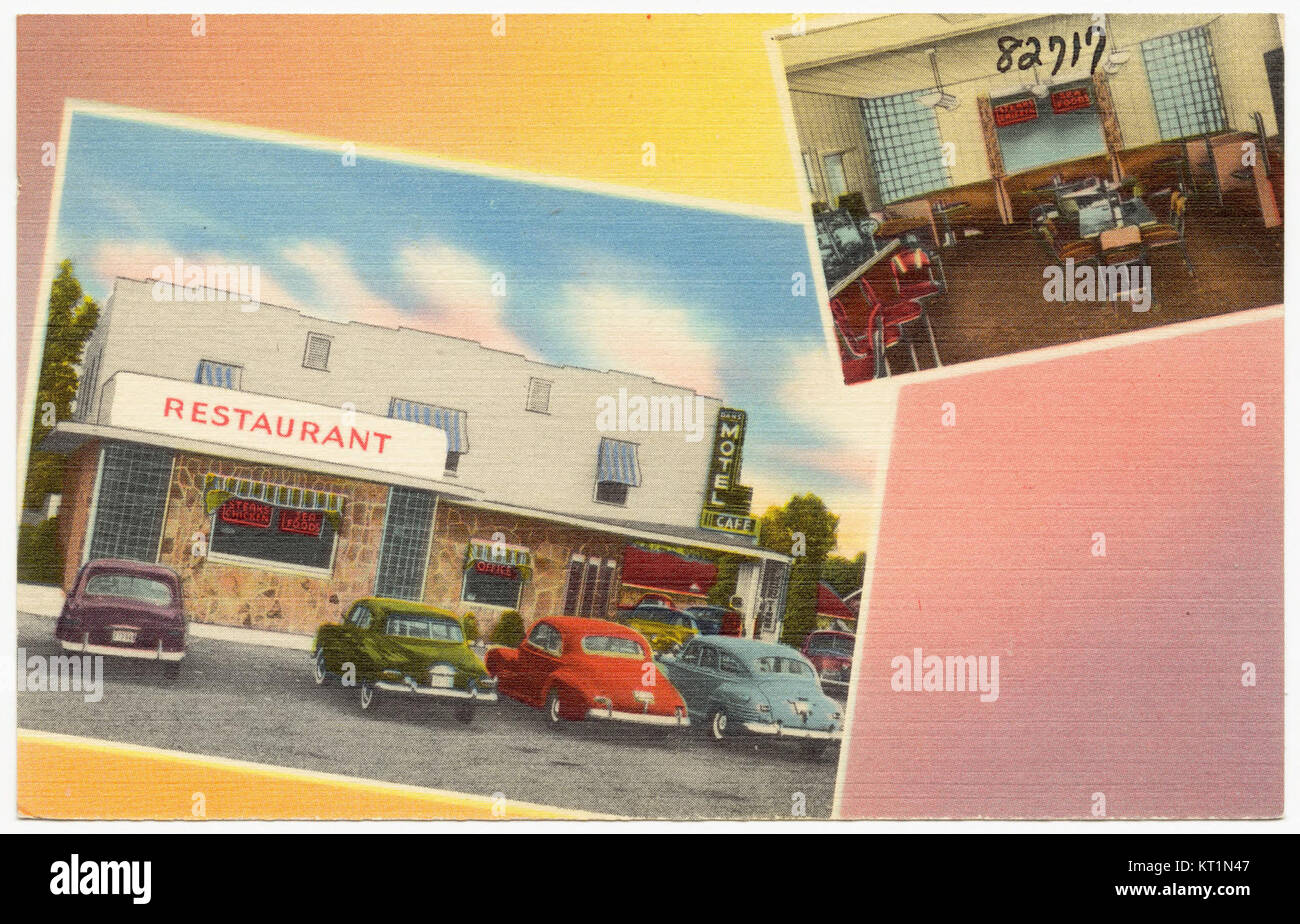 Dan's Motel and Restaurant, established in the mid-20th century, was a ...