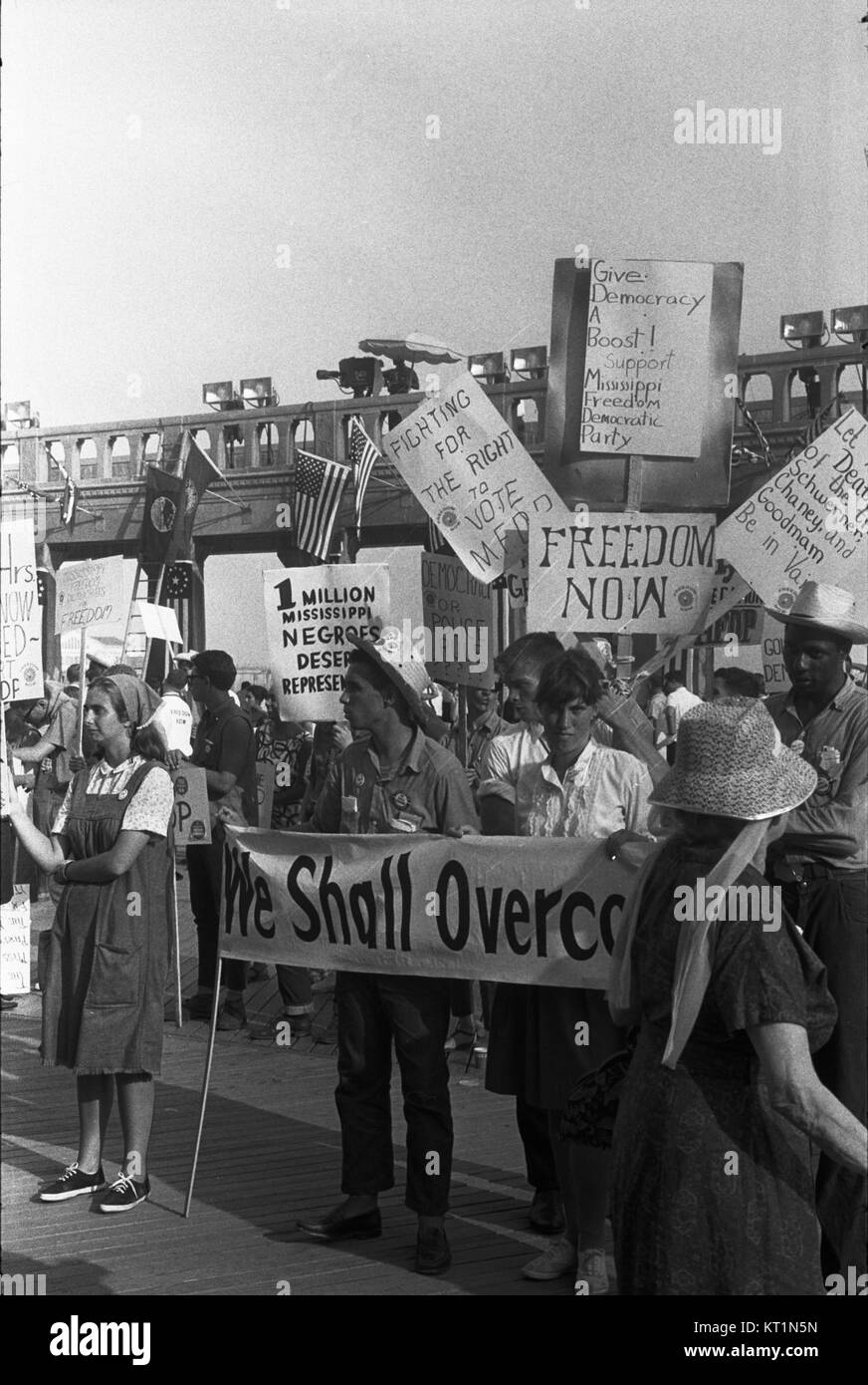 The 1964 Democratic National Convention (DNC) protest was a significant ...
