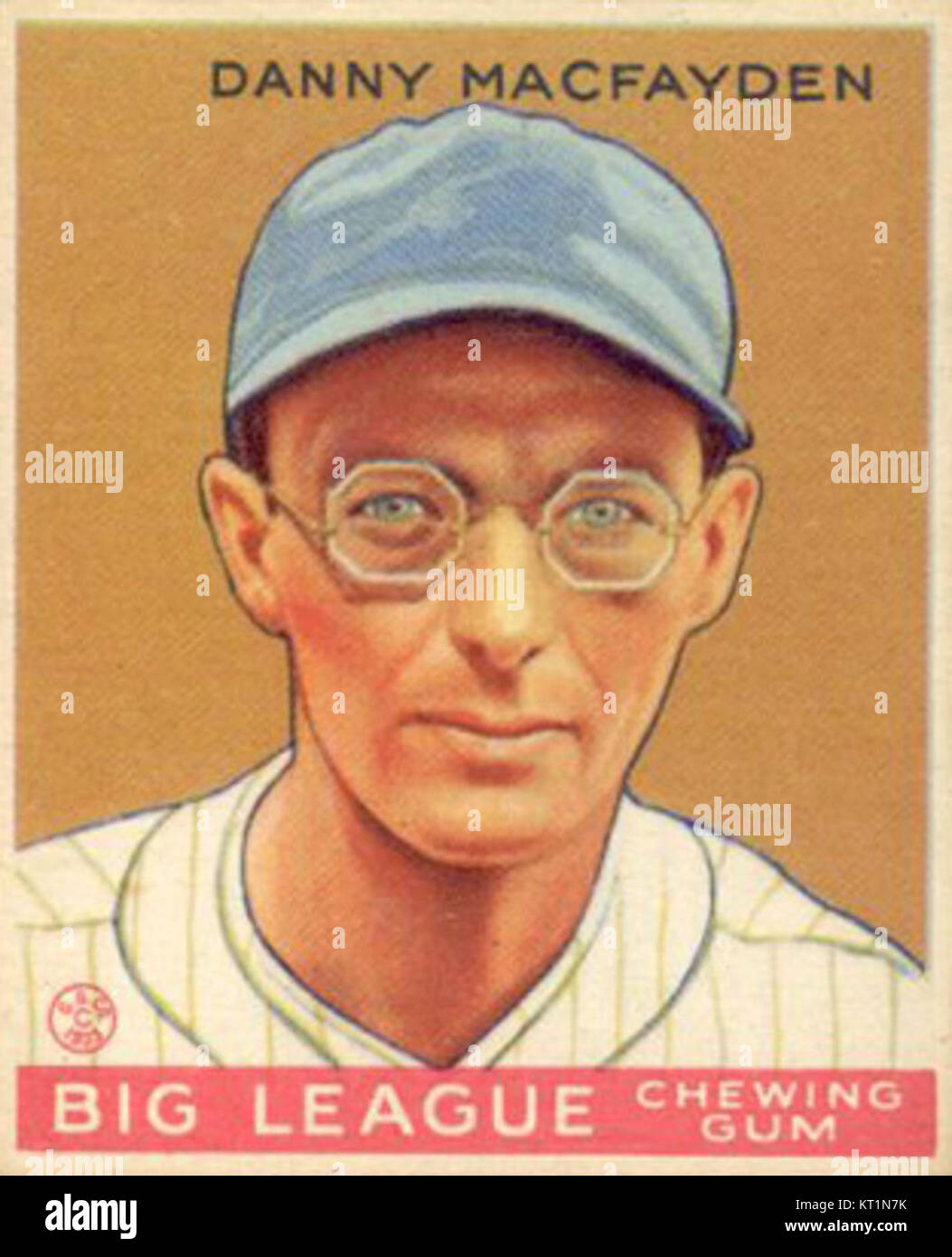 A Goudey card featuring Danny MacFayden, a baseball pitcher from the ...