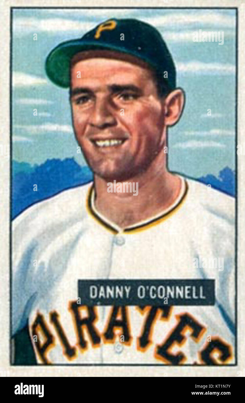 This 1951 Bowman card features Danny O'Connell, a former professional baseball player. The card ...