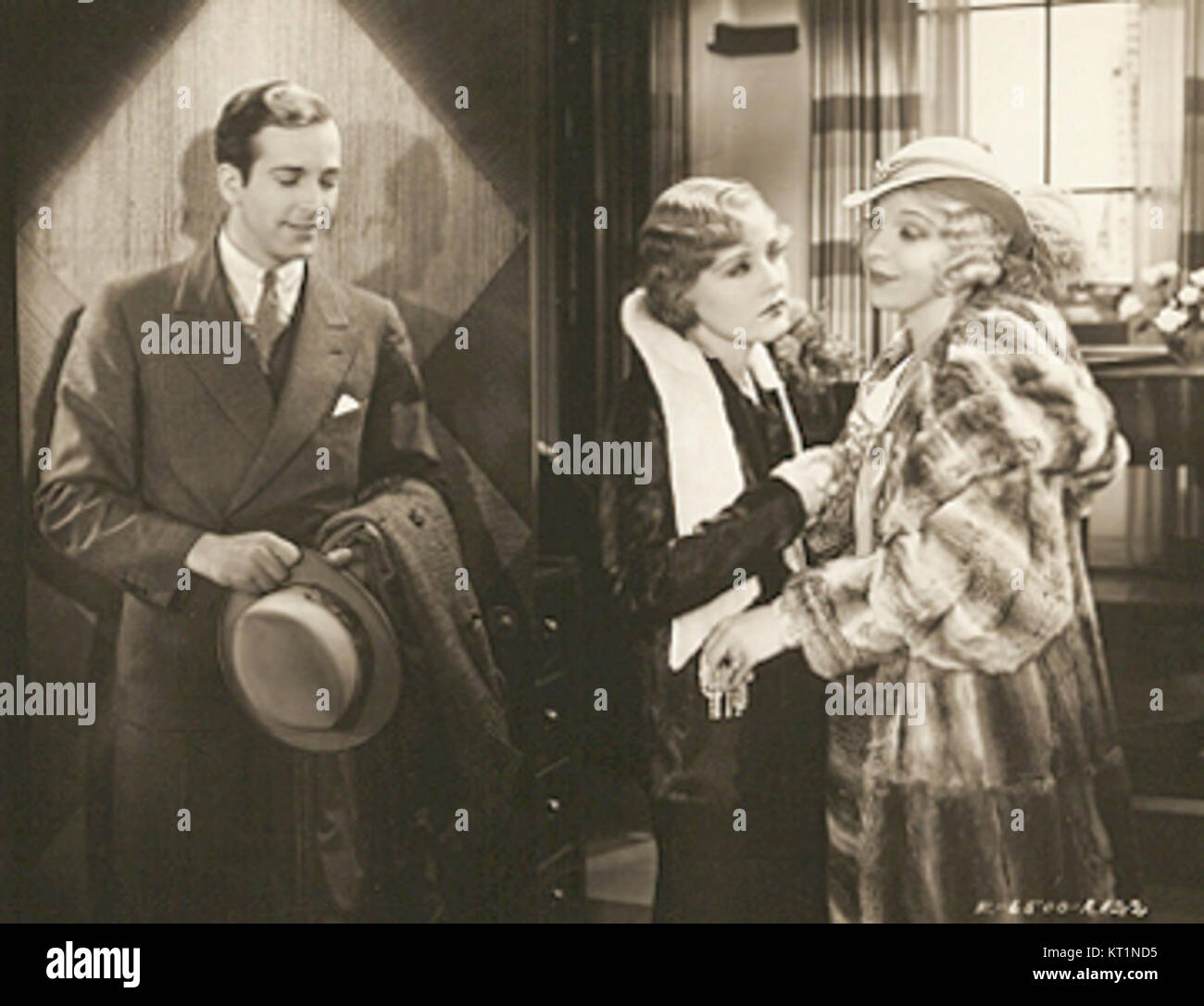 Promotional image featuring actors David Manners, Madge Evans, and Ina ...