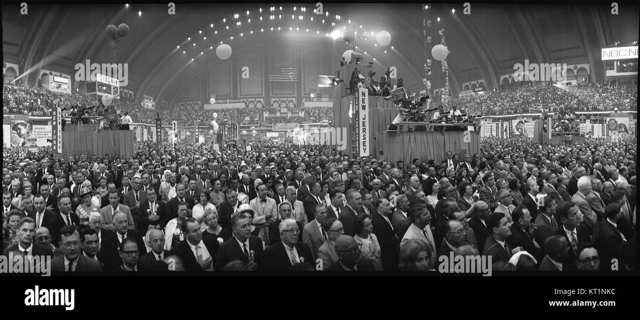 1964 democratic national convention Black and White Stock Photos ...
