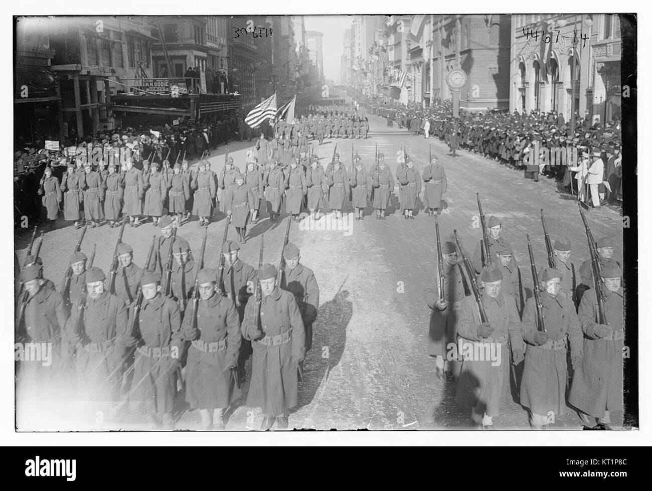 The image of the 308th captures a historical military moment, likely ...