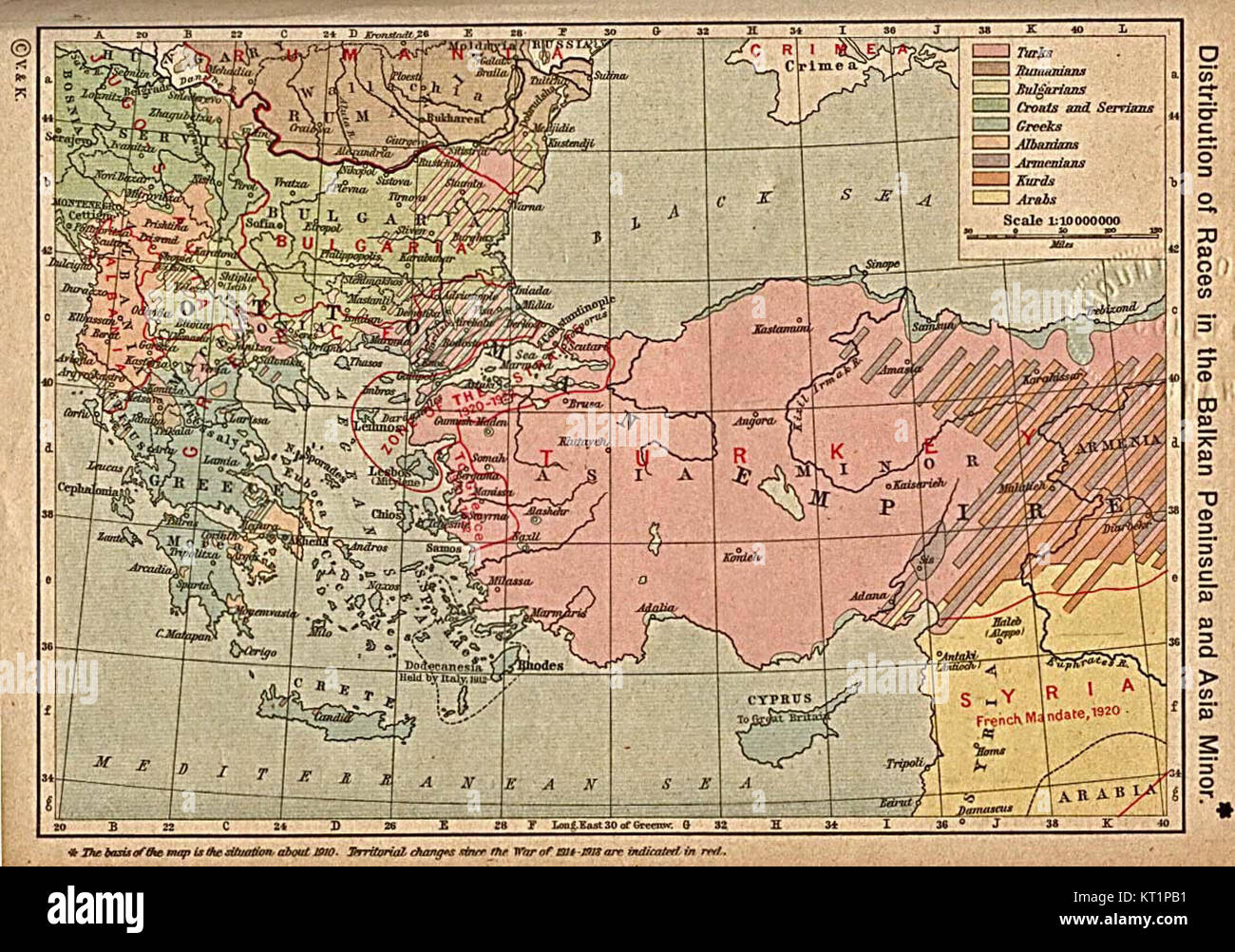 Map of balkan hi-res stock photography and images - Alamy