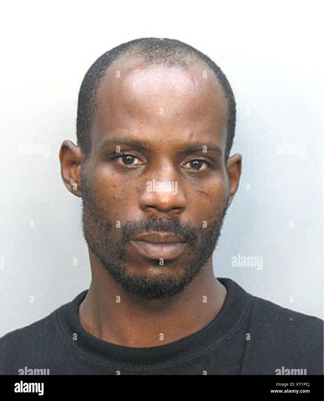 This mug shot features the rapper DMX, taken following his arrest. DMX ...