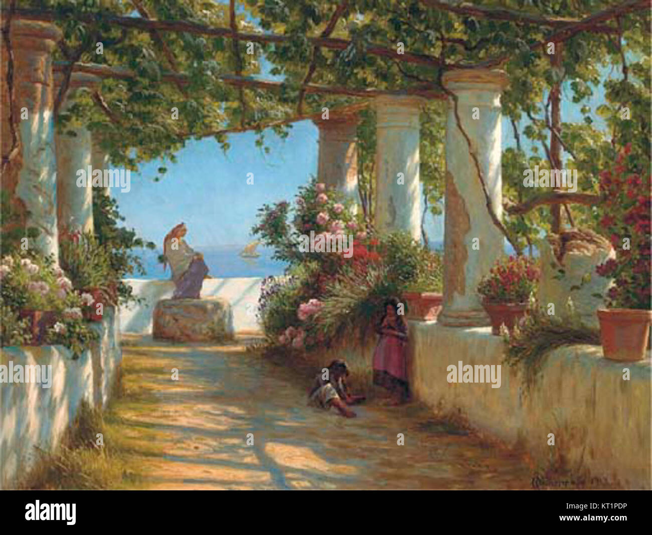 Dolce Far Niente on a South Italian Verandah by Emil Augustus ...